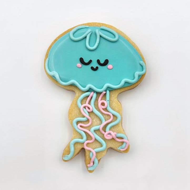 Jellyfish Decorated Sugar Cookie – Southern Home Bakery