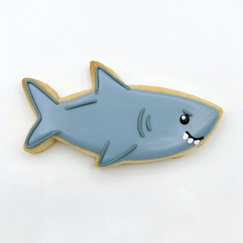 Shark Decorated Sugar Cookie – Southern Home Bakery