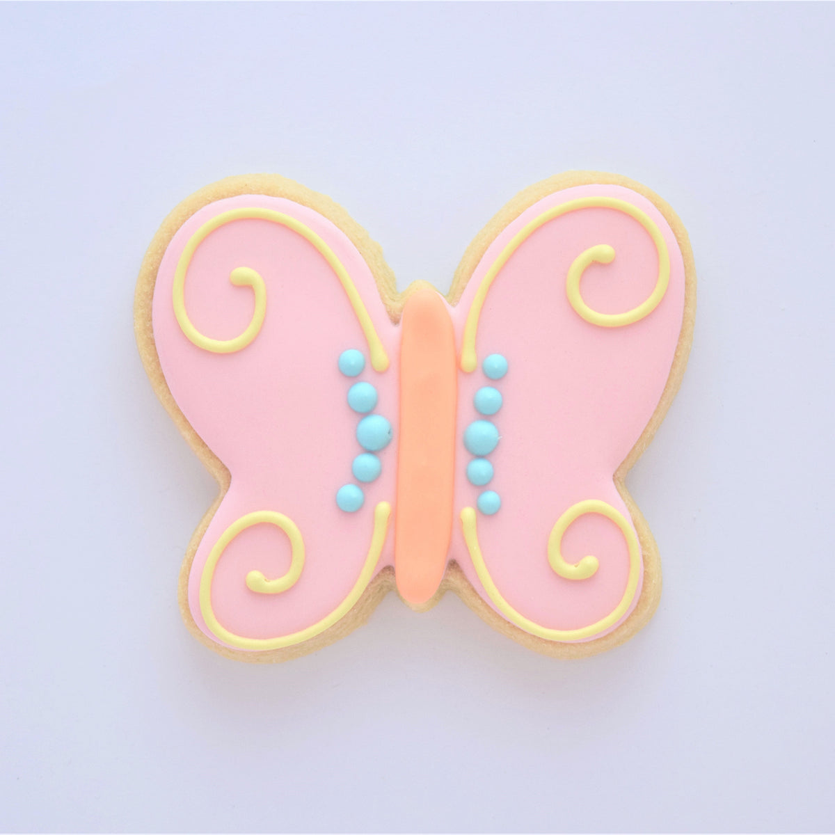 Pink Butterfly Decorated Sugar Cookie – Southern Home Bakery