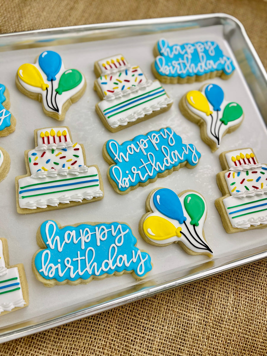 Birthday Decorated Sugar Cookie Set – Southern Home Bakery